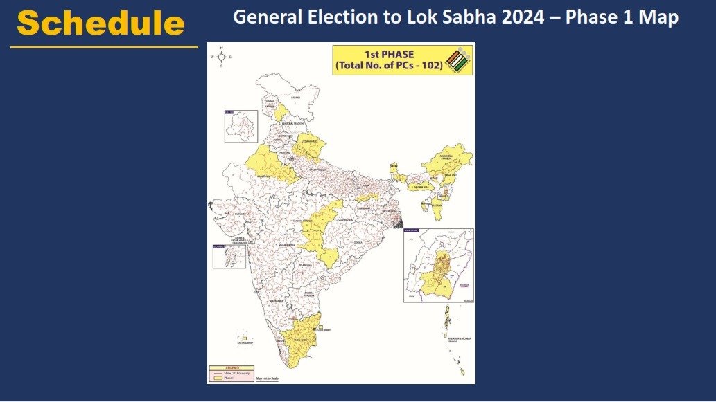 लोकसभा चुनावः पहले चरण की अधिसूचना जारी, 19 अप्रैल को होगा मतदान ...